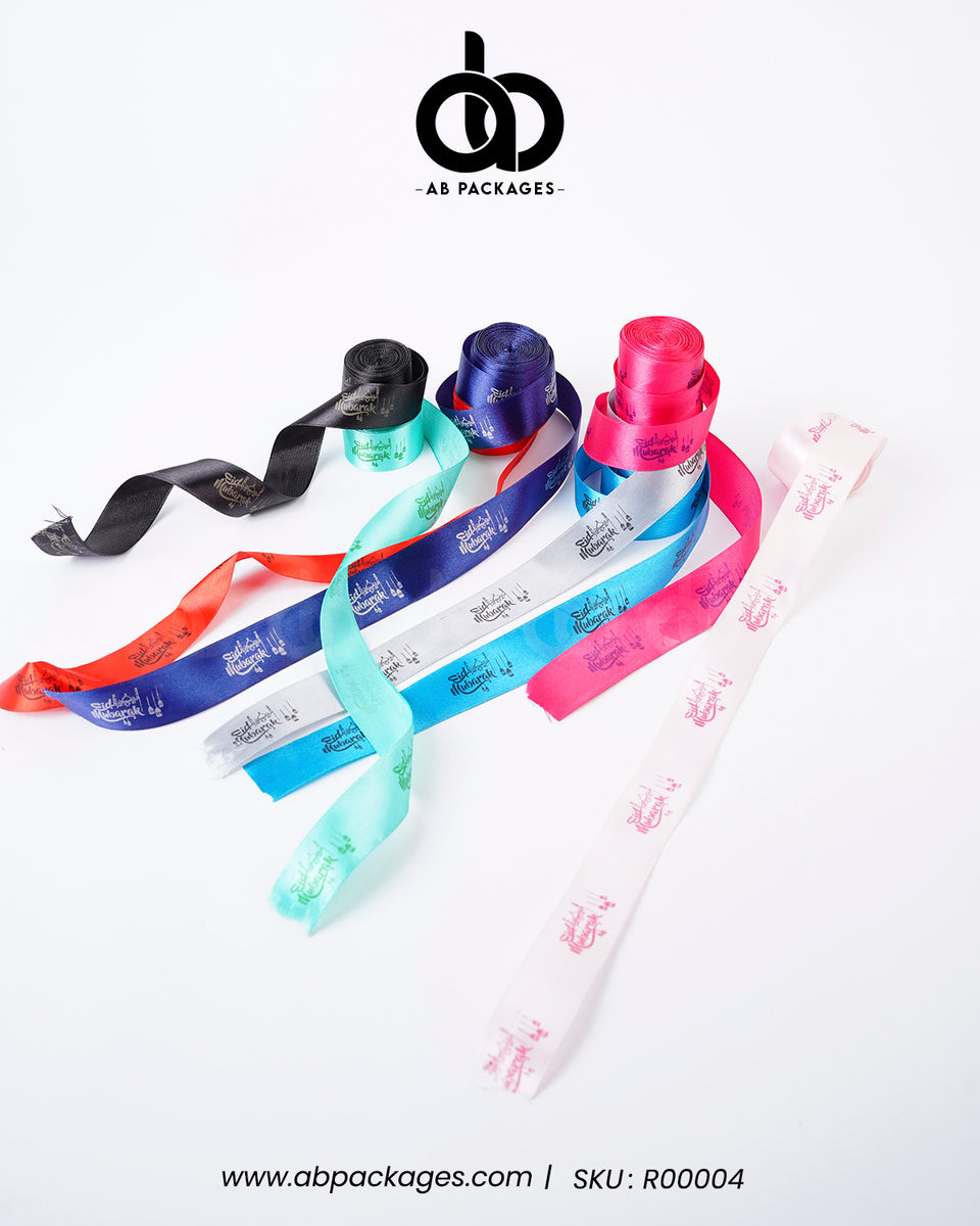 Eid Mubarak Ribbon – AB PACKAGES