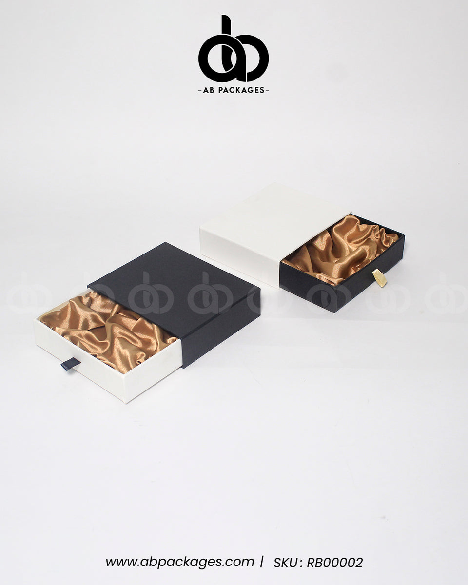 Black & White Rigid Perfume Box – AB PACKAGES