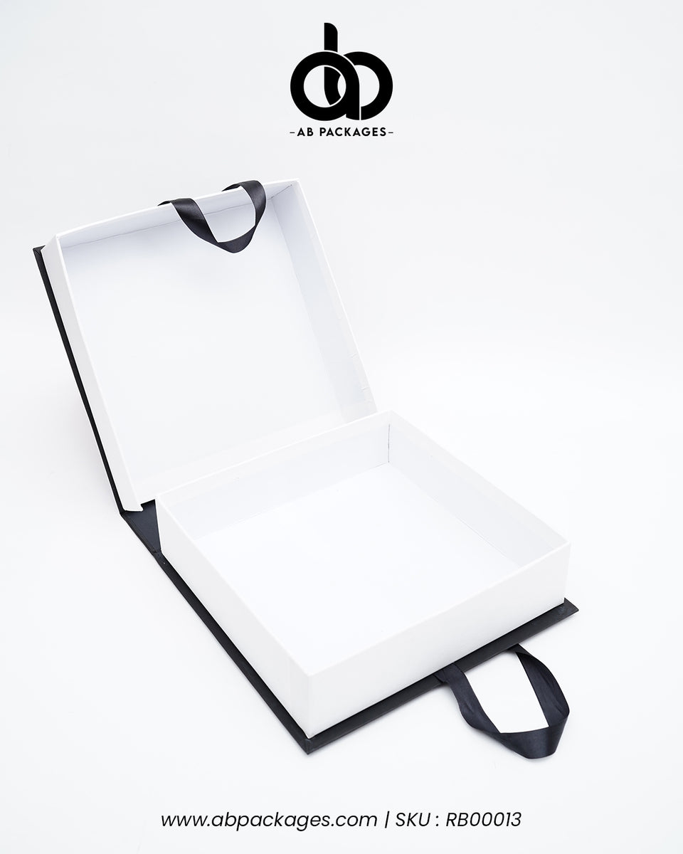 Classic Noir Book Style Rigid Black Box – AB PACKAGES