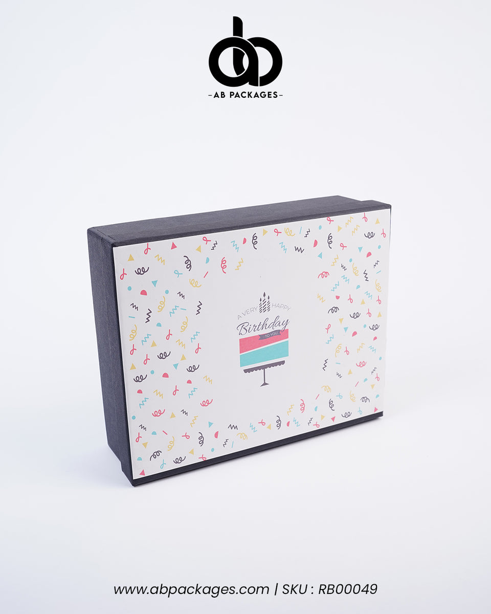 Joyous Birthday Rigid Box – AB PACKAGES