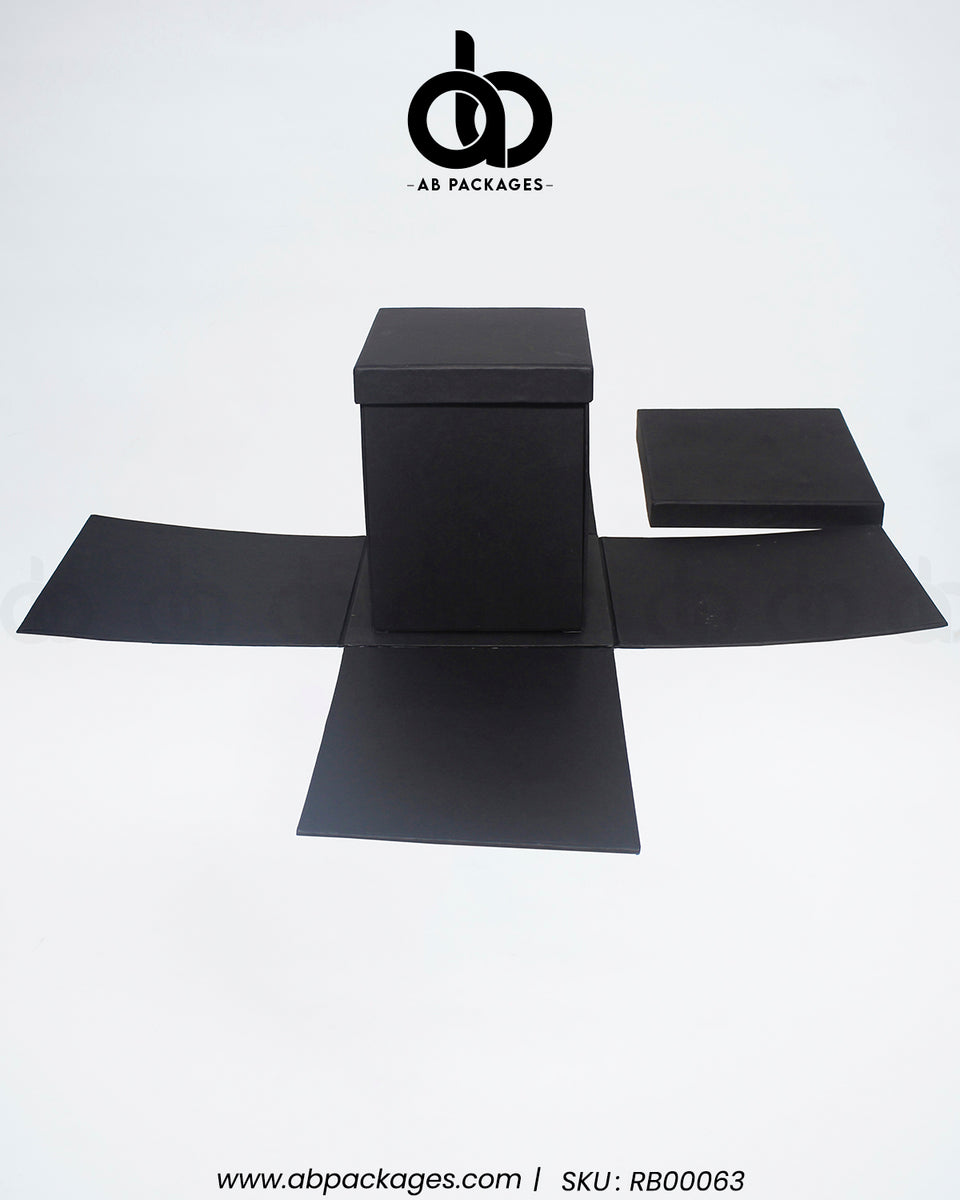 Surprise Blossom Gift Box Trio – Unveil 3 Layers of Joy – AB PACKAGES