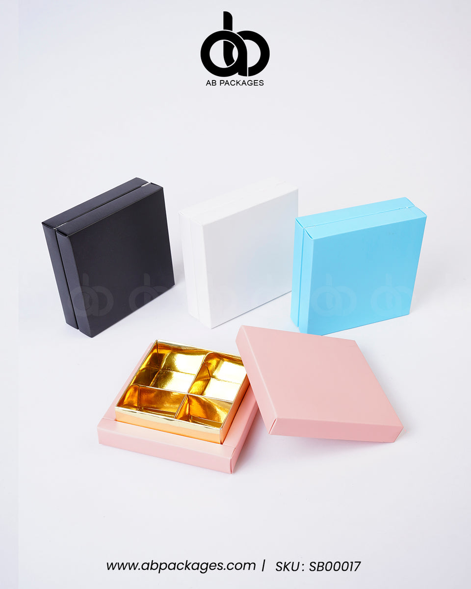Choco Palette Elegant Four Section Box – AB PACKAGES