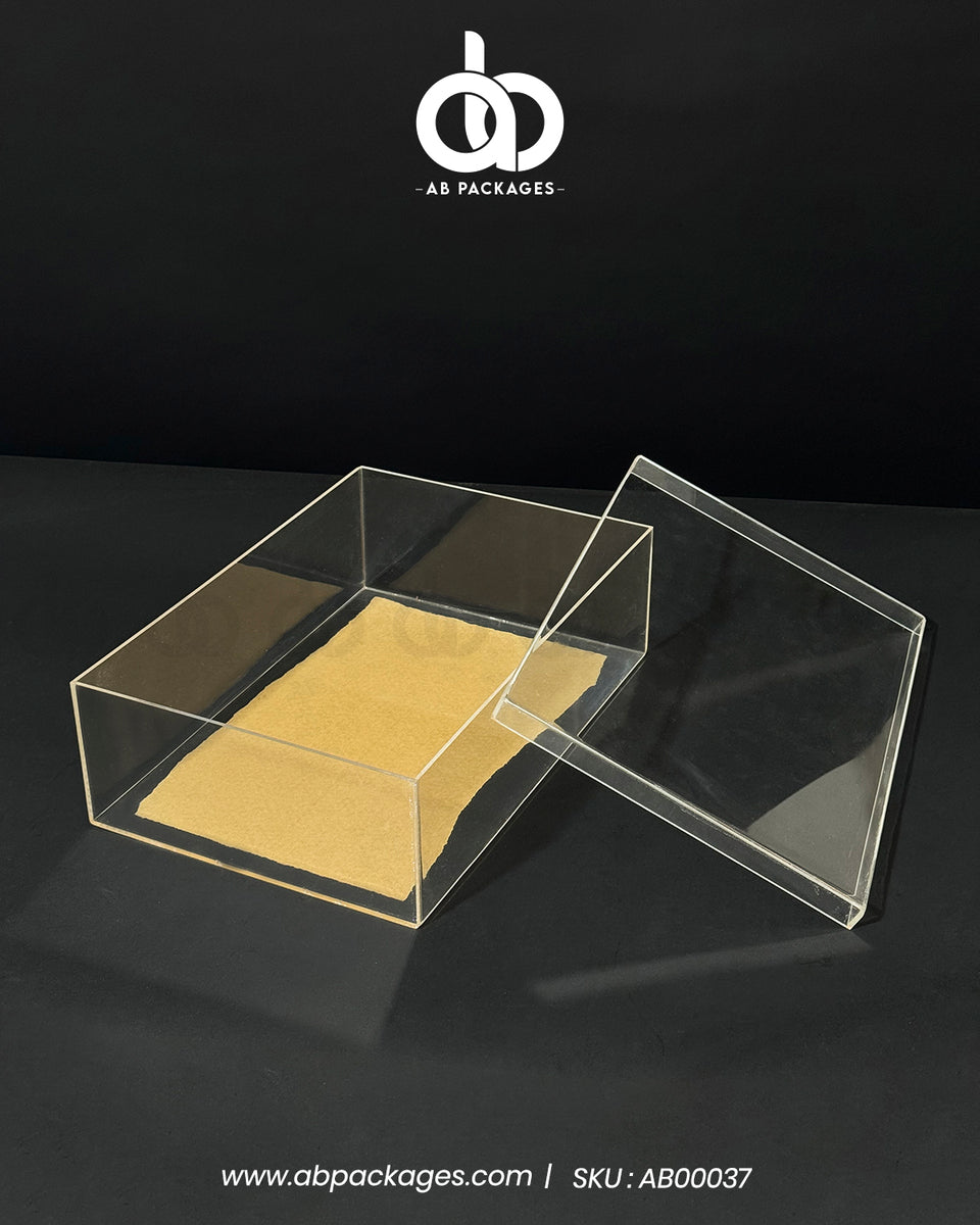 CrystalView Acrylic Top & Bottom Box – AB PACKAGES