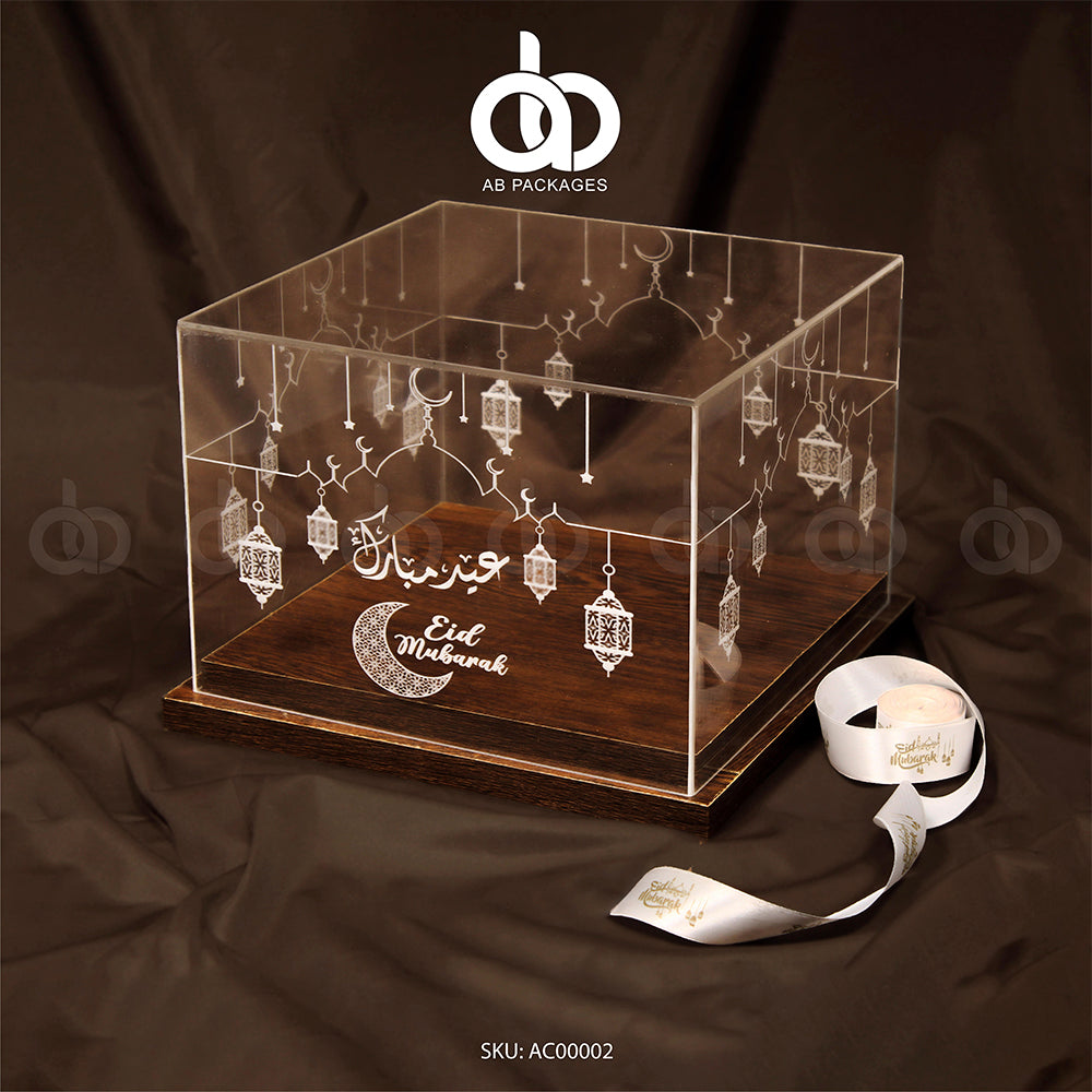 Eid Mubarak Engraved Gift Box – AB PACKAGES