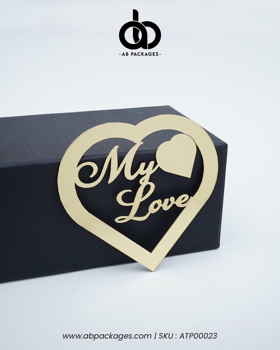 Special Memories My Love Acrylic Topper – AB PACKAGES