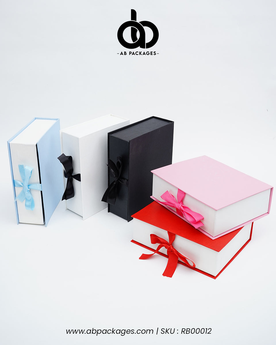 Versatile Rigid Book Style Gift Box – AB PACKAGES