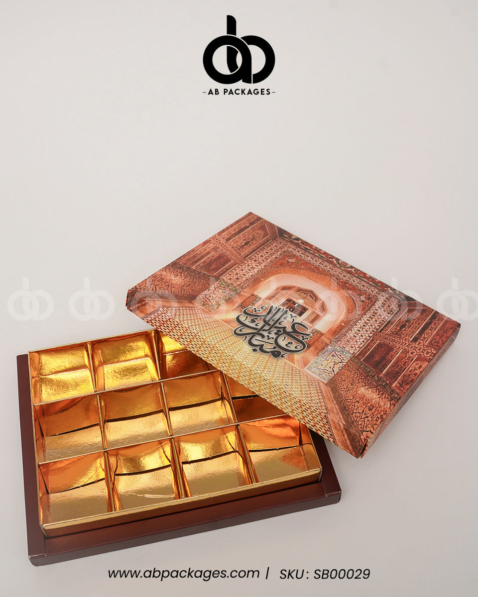 Eid Mubarak Mughlai Sweet Portion Box – AB PACKAGES